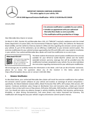 Fillable Online Sprinter Emissions Modification. Case Name:the vehicle ...