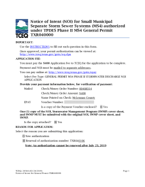 Fillable Online Notice of Termination (NOT) for Authorizations ... Fax ...