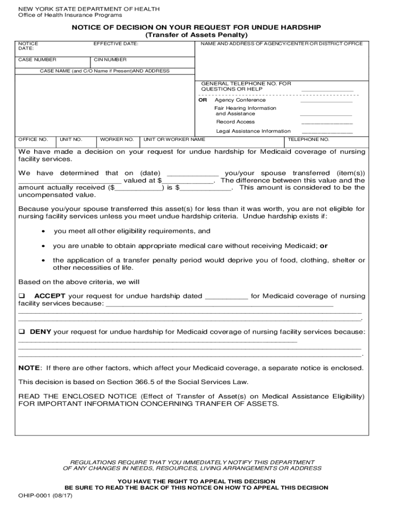 Fillable Online LDSS 4294 - Explanation of the Effect of Transfer of ...