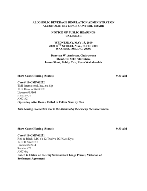 Fillable Online abra dc Alcohol Beverage Regulation Administration ...