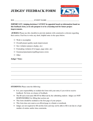 Fillable Online National FFA Judging Inquiry Form Template Fax Email Print - pdfFiller