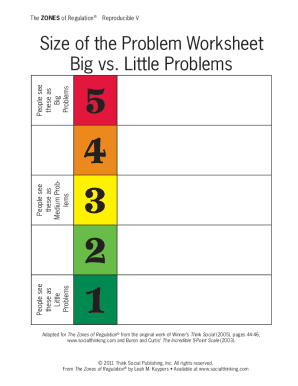 Fillable Online Size of the Problem Worksheet Big vs. Little Problems ...