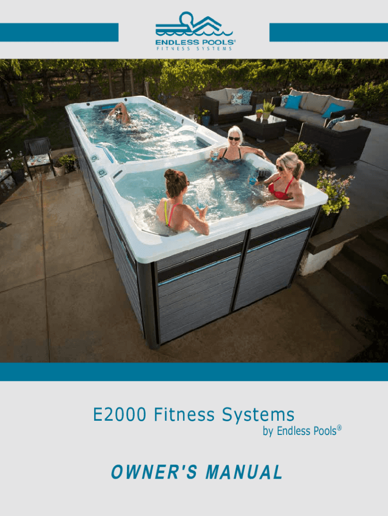 Fillable Online Endless Pools Swim Spas Owner's Manuals Fax Email Print - pdfFiller