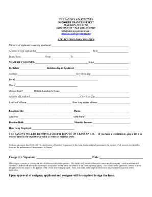 Fillable Online Please fill out the application in full and make sure ...
