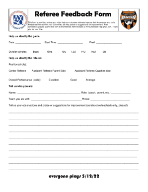 Fillable Online Referee Feedback Form - cloudfront.net Fax Email Print - pdfFiller