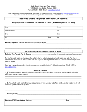 Fillable Online The public record described in the FOIA request dated ...