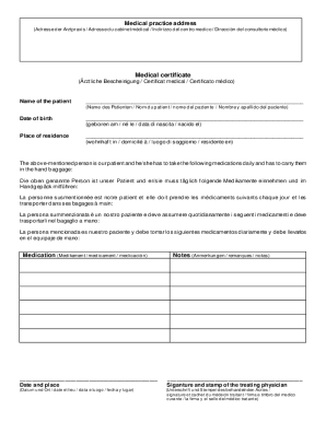 Fillable Online Medical certificate Fax Email Print - pdfFiller