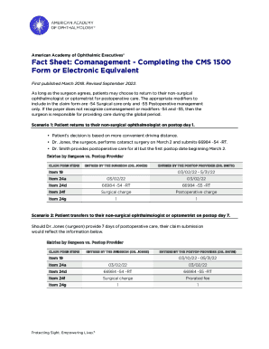 Fillable Online Fact Sheet: Comanagement - Completing the CMS 1500 Form or ... Fax Email Print ...