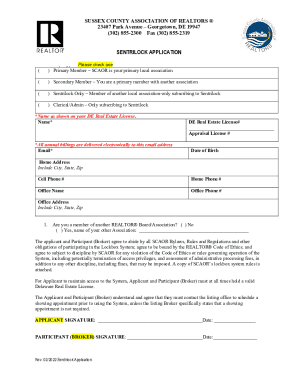 Fillable Online REALTOR CHANGE FORM Fax Email Print - pdfFiller