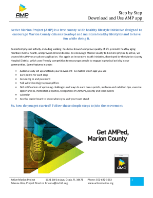 Fillable Online Step by Step Download and Use AMP app Fax Email Print ...