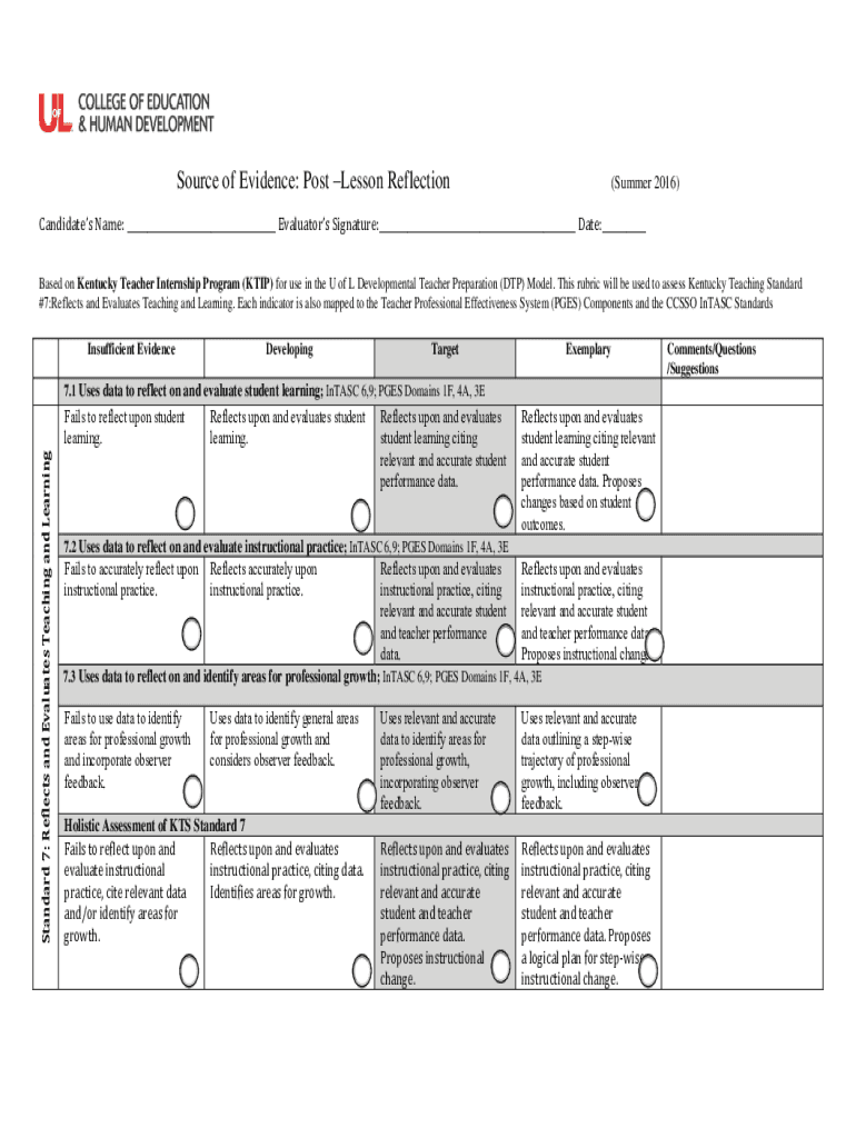 Fillable Online Ktip Lesson Plan Template BN5KG8 Fax Email Print 