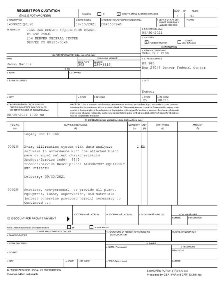 Fillable Online USGS ESP Team Fax Email Print - pdfFiller