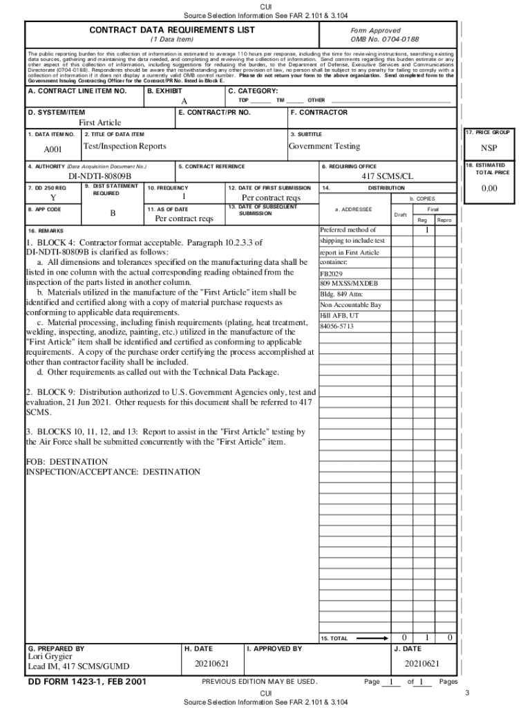 Fillable Online PGI PART 53FORMS - DLAD Fax Email Print - pdfFiller