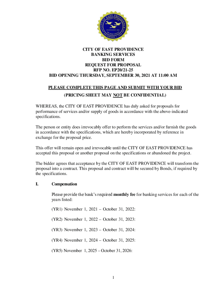 Fillable Online revised bid form Fax Email Print - pdfFiller