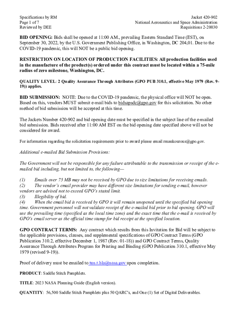 Fillable Online Specifications by RM Fax Email Print - pdfFiller