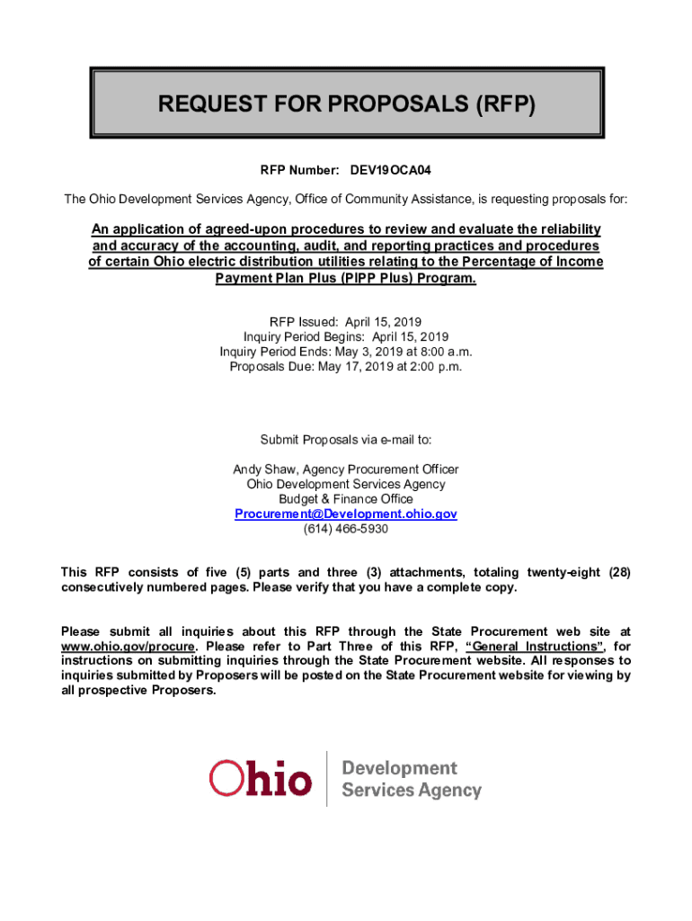 Fillable Online Notice of Request for Proposal (RFP) Fax Email Print - pdfFiller