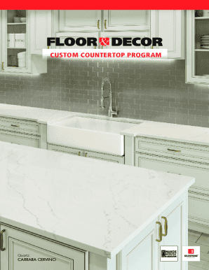 Fillable Online Quartz Countertops - Q Premium Natural Quartz Fax Email ...