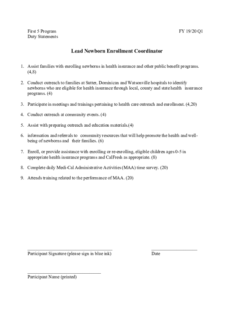 Fillable Online Health Coverage Outreach Toolkit for the Early Care and ...