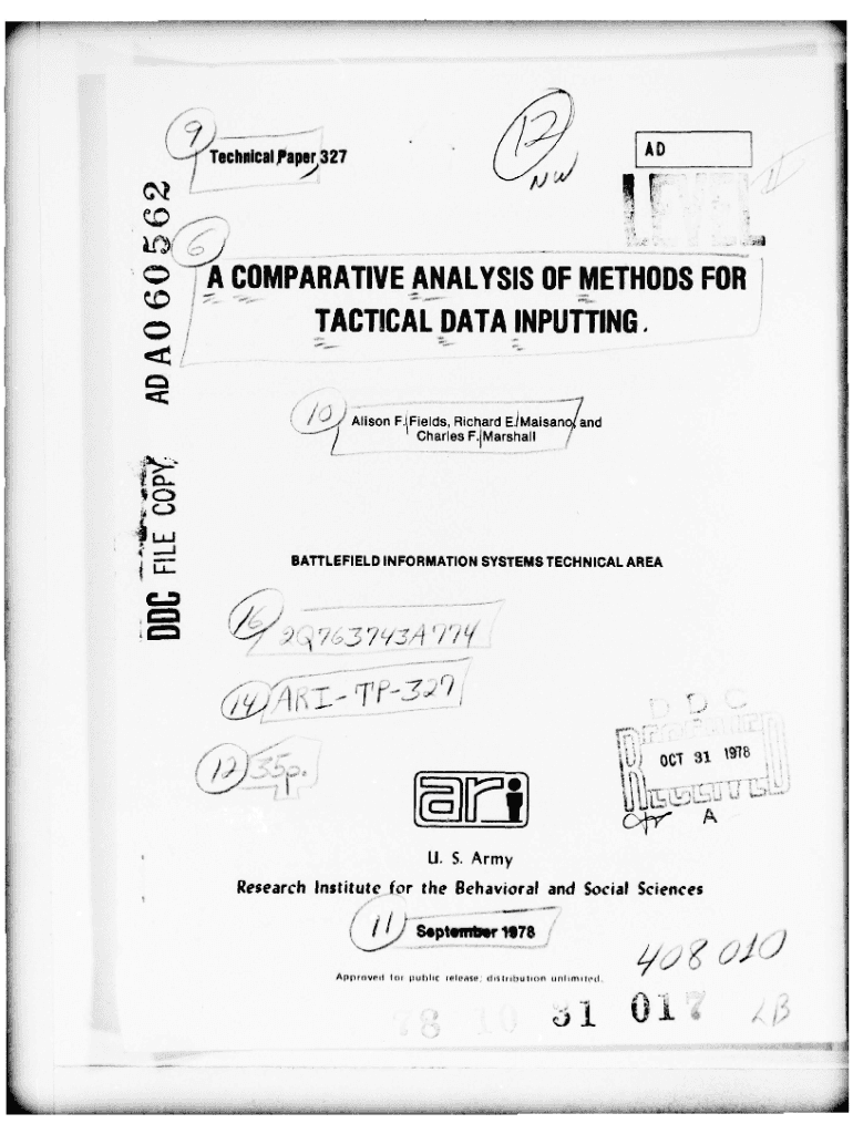 Fillable Online A comparison of imputation procedures and statistical ... Fillable Online A comparison of imputation procedures and statistical ...