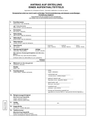 Fillable Online German visa application form - All About Berlin Fax ...