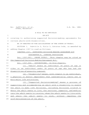 Fillable Online Supported Decision-making Agreement Fax Email Print - pdfFiller