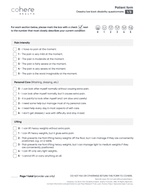 Fillable Online Patient form Fax Email Print - pdfFiller