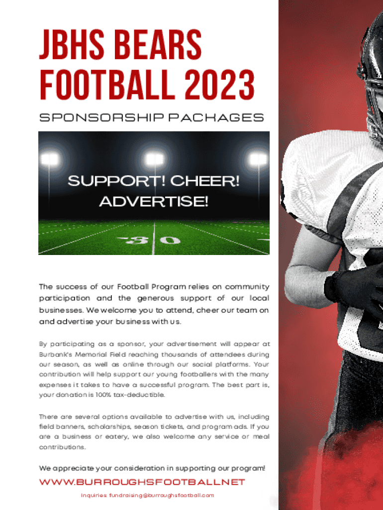 Fillable Online JBHS Cheer hosted their first... - John Burroughs High ...