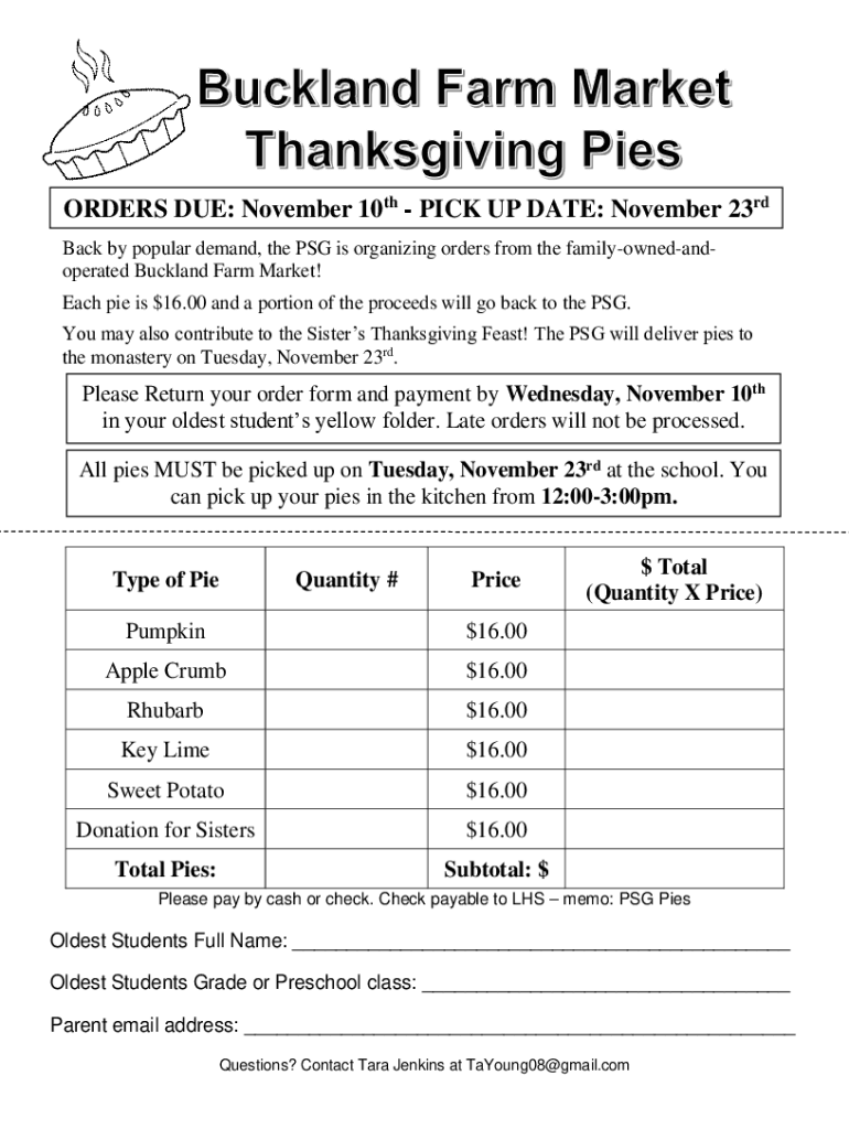 Fillable Online Buckland Farm Market (New Baltimore) - All You Need to ...