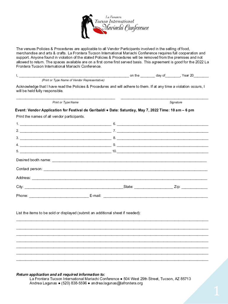 Fillable Online Exhibit A Festival Hall Venue Policies and Event ...