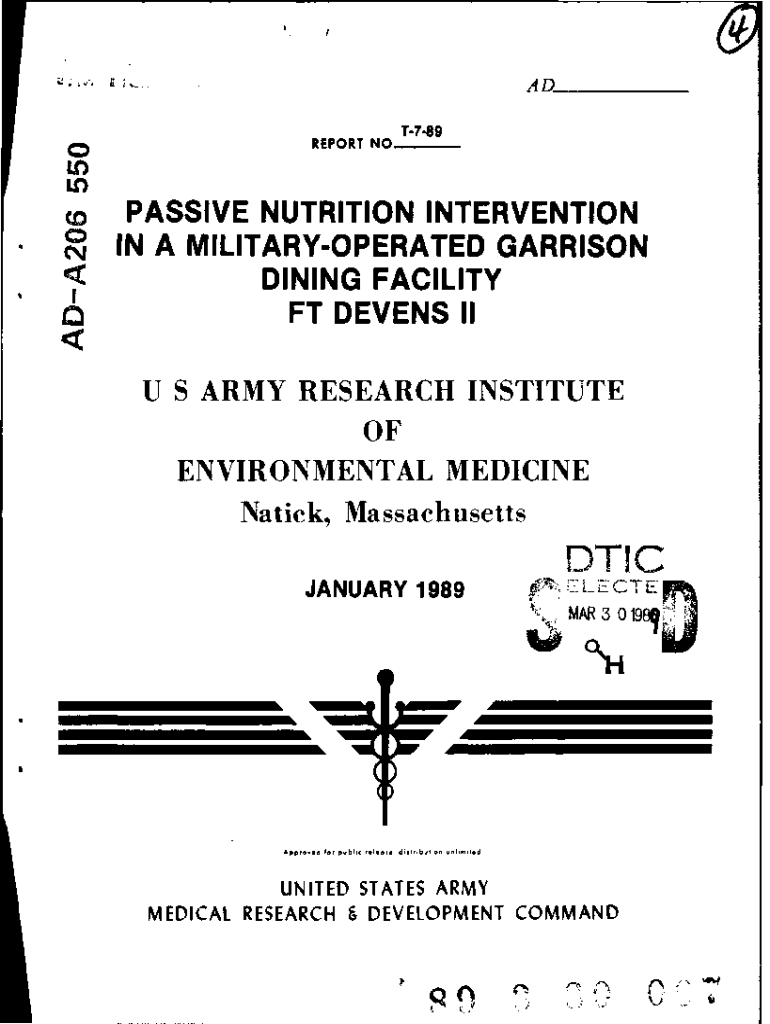 Fillable Online Food Service :: Devens - U.S. Army Garrisons Fax Email ...