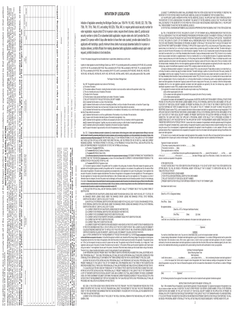 Fillable Online Michigan Elections - Disclosure Division - mertsplus ...
