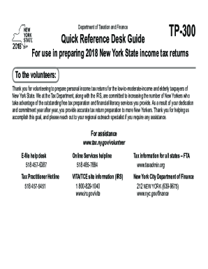 Fillable Online Form TP-300 Quick Reference Desk Guide Fax Email Print ...