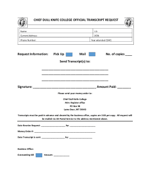 Fillable Online Request TranscriptLiving the Vision Fax Email Print ...