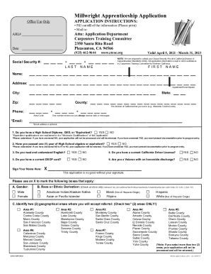 Fillable Online Fillable Online ctcnc Millwright Apprenticeship ...