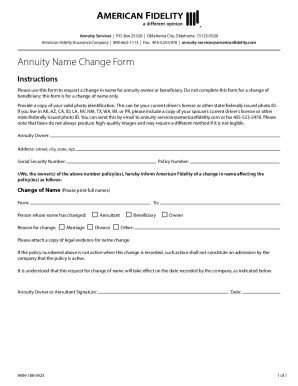 Fillable Online Form Template. American Fidelity Form Template Fax ...