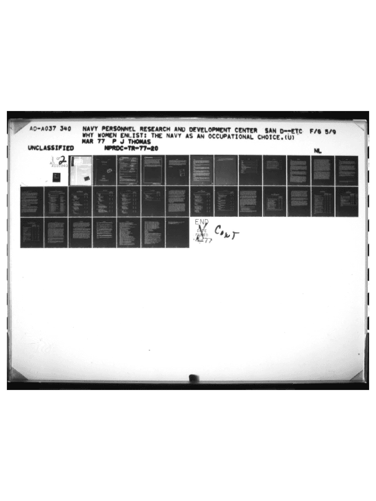 Fillable Online AD-A031 340 NAVY PDSO#*tL RESEARCH AIC OEVELOPI Fax ...