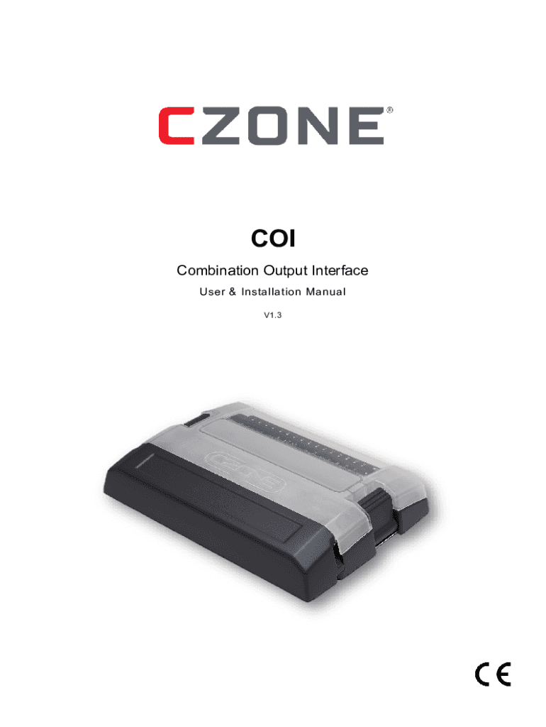 Fillable Online ASAP Marine (Thailand). CZone Combination Output Interface ... Fax Email Print ...