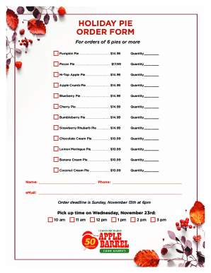 Fillable Online LYM110422PThanksgiving Pie Order Form 2022.indd Fax ...