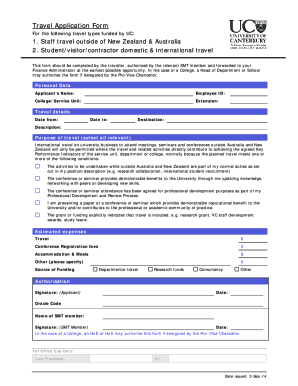 Fillable Online New Zealand eTA Application Form and Registration ...