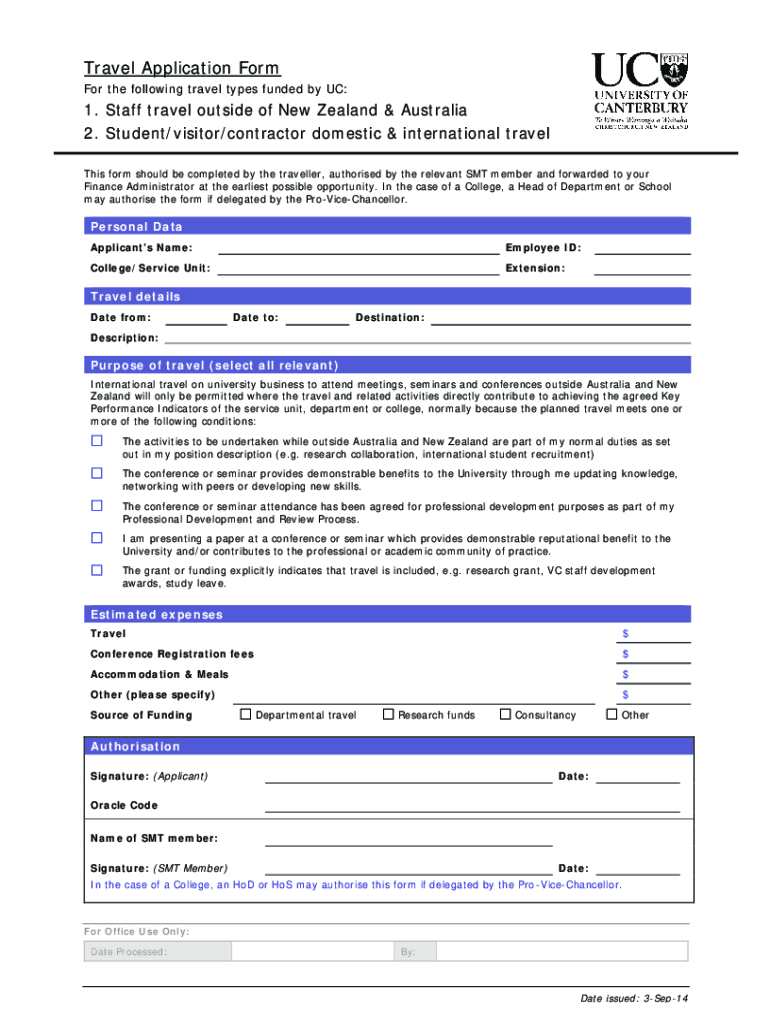 Fillable Online New Zealand eTA Application Form and Registration ...