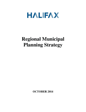 Fillable Online Halifax Regional Municipal Planning StrategyCAKE Fax Email Print - pdfFiller