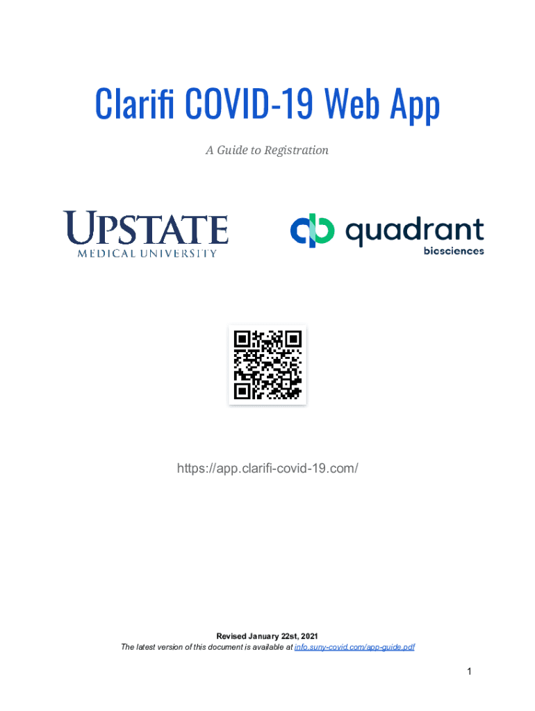 Fillable Online Clarifi COVID-19 Test Kit - Instructions for Use Fax ...