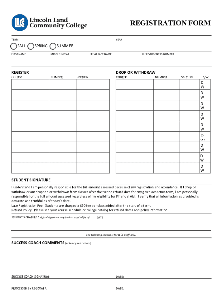 Fillable Online LLCC Registration Form Fax Email Print - pdfFiller