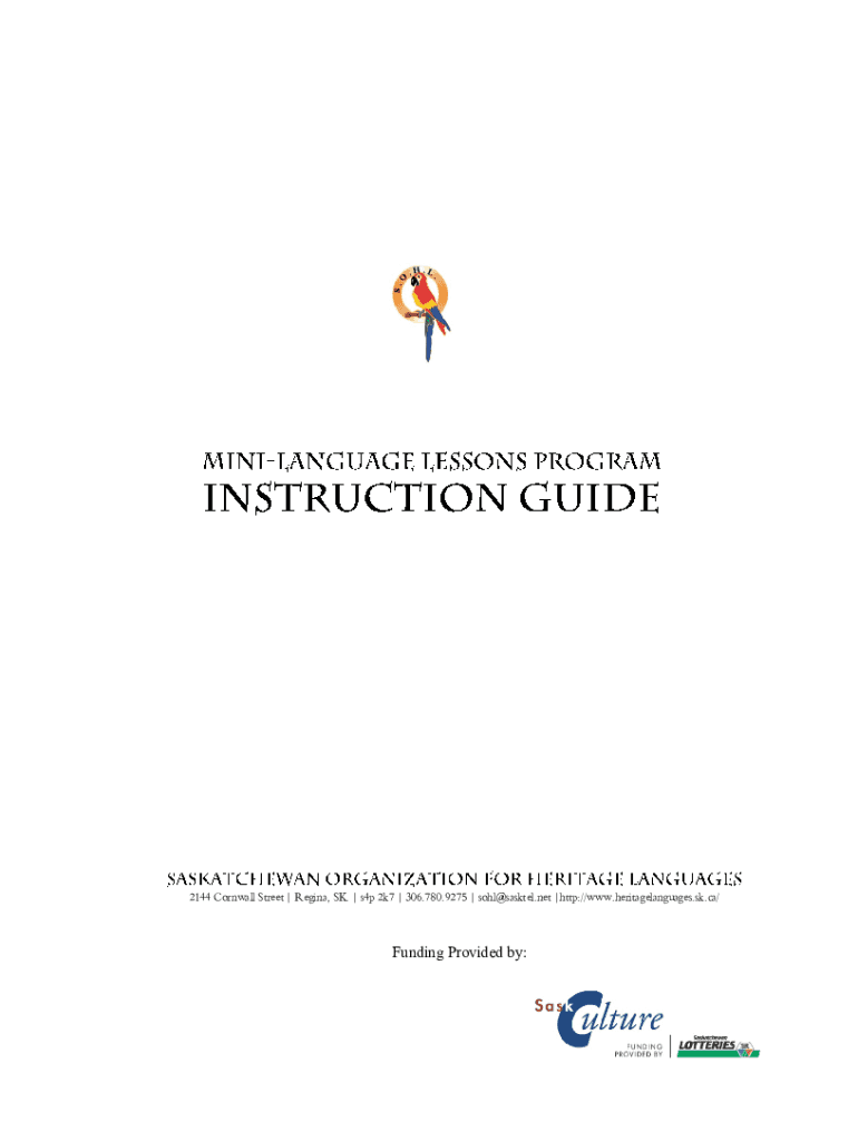 Fillable Online The Saskatchewan Organization for Heritage.. - Email ...