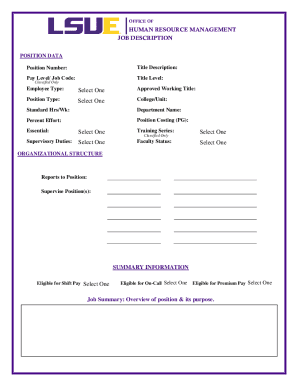 Fillable Online human resource management - request to fill a vacancy ...