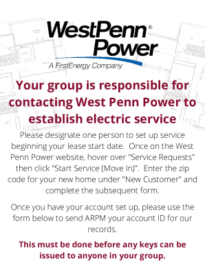Fillable Online Request Electrical Work Fax Email Print - pdfFiller