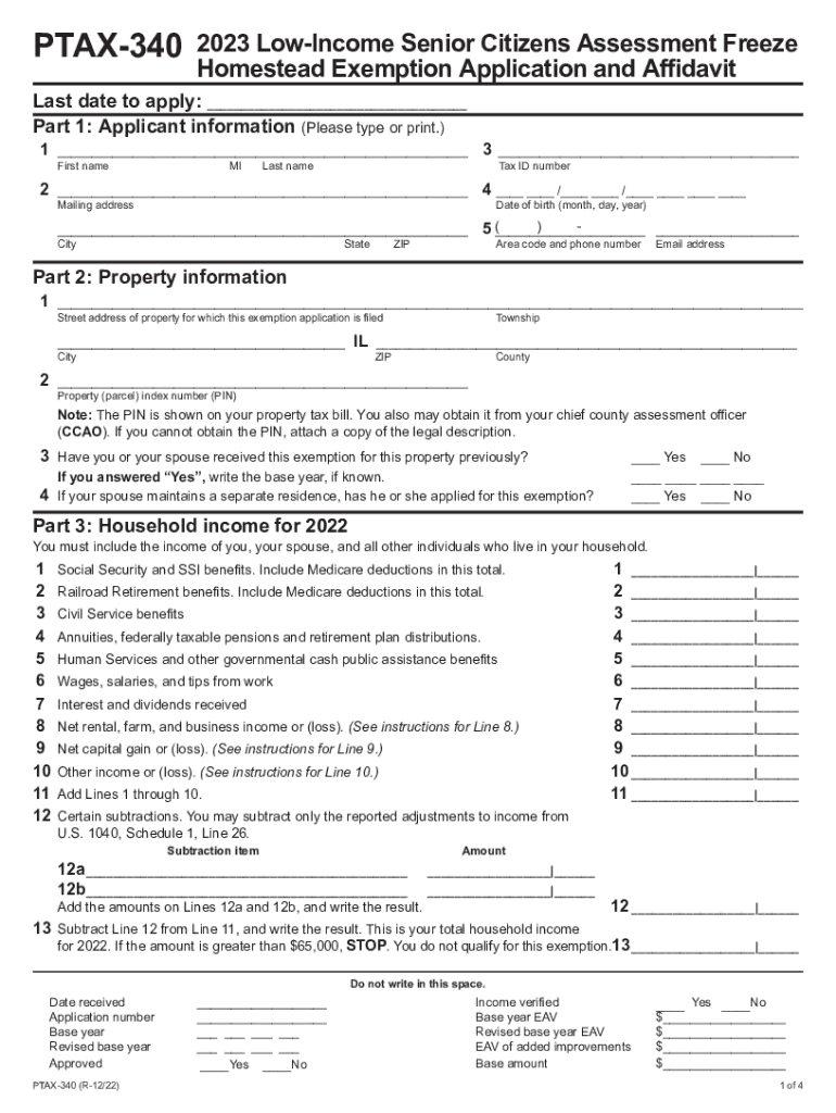 Fillable Online 2023 Form IL PTAX-340 Fill Online, Printable, Fillable, Blank ... Fax Email ...