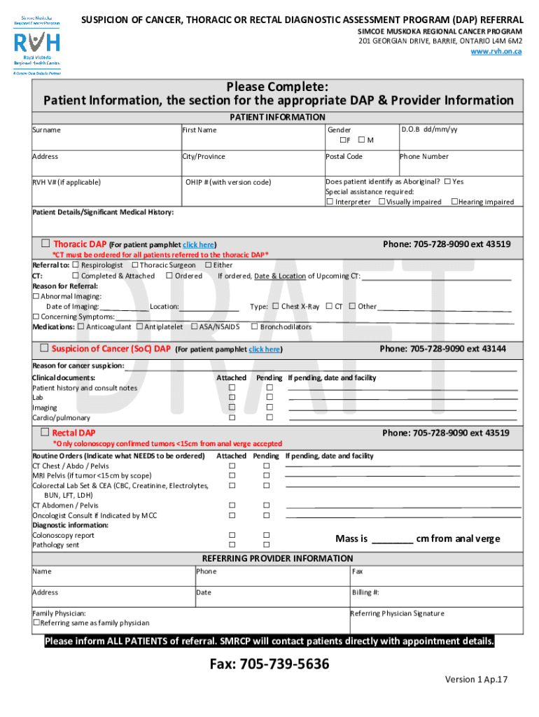 Fillable Online Fillable Online referral form - Cancer Care Ontario Fax ...