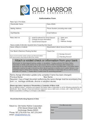 Fillable Online Authorization Form for future distributions and updated ...