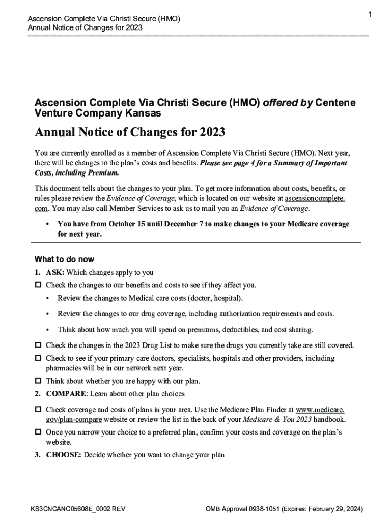 Fillable Online Centene and Ascension Announce Letter of Intent for ...